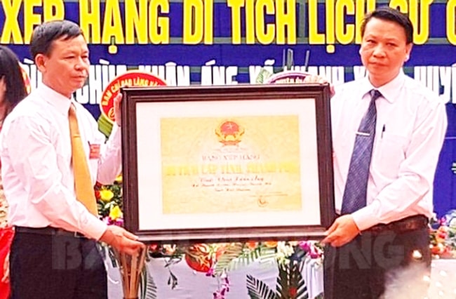 Đình, chùa Xuân Áng là di tích lịch sử cấp tỉnh