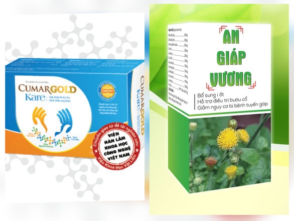 Cục An toàn thực phẩm: Cumar Gold Kare và An Giáp Vương quảng cáo sai ...