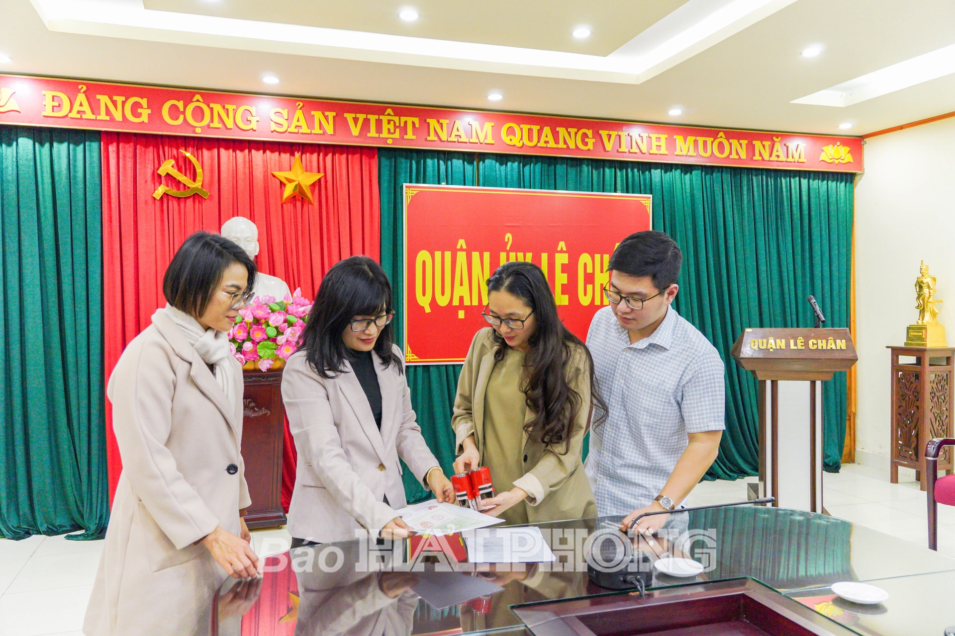 Quận Lê Chân: Các đơn vị hành chính phường mới sẵn sàng đi vào hoạt ...