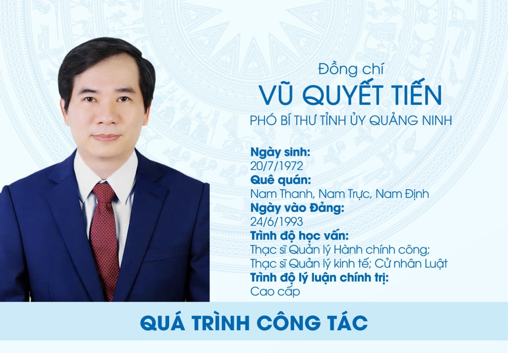 Ông Vũ Quyết Tiến được bầu làm Phó Bí thư Tỉnh ủy Quảng Ninh