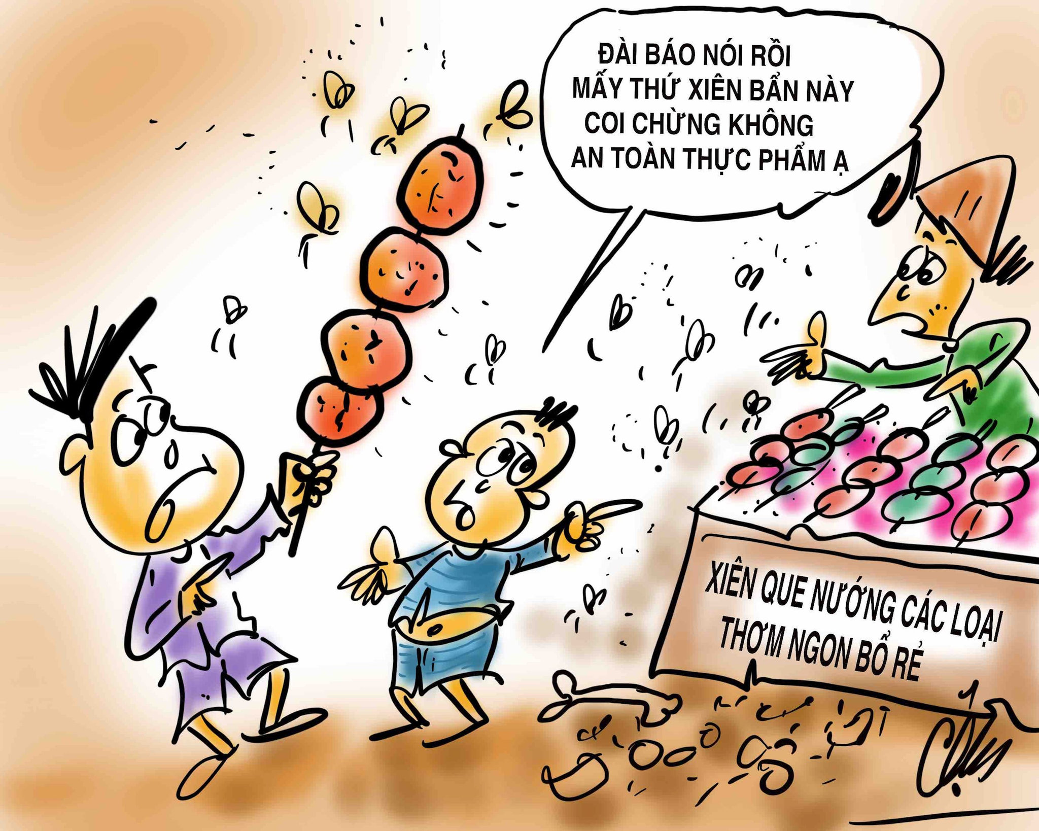 Tránh xa 'xiên bẩn' vỉa hè