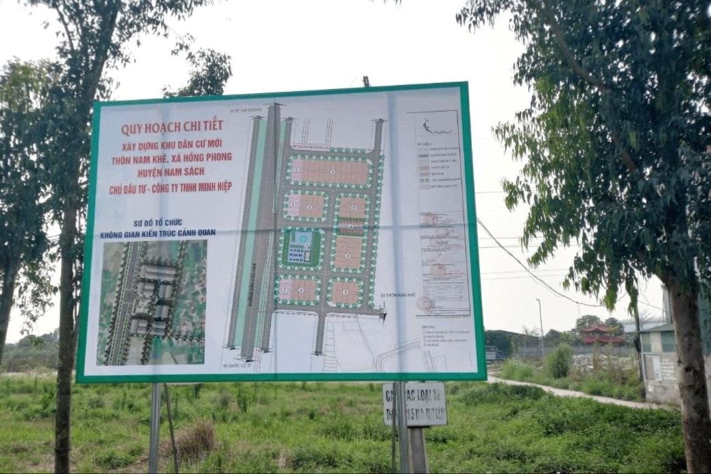 Hộ dân cuối cùng bàn giao đất thực hiện dự án khu dân cư Nam Khê (Nam Sách)