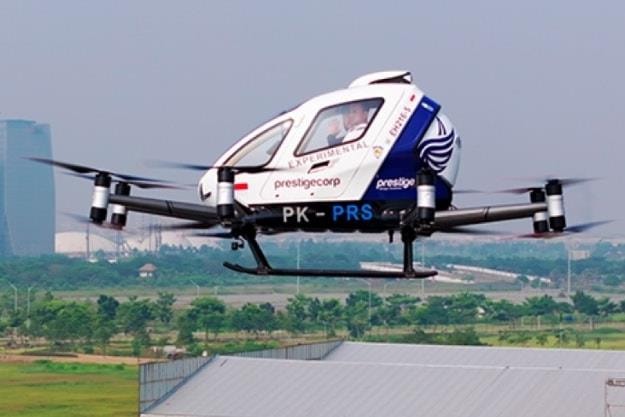 Indonesia thử nghiệm thành công taxi bay chở khách đầu tiên