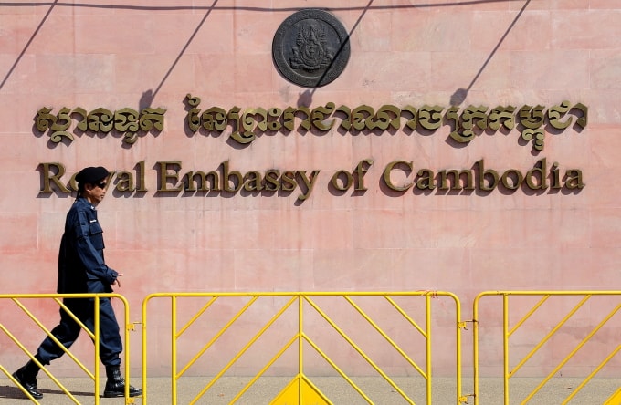 Campuchia hạ quan hệ ngoại giao với Thái Lan xuống cấp thấp nhất