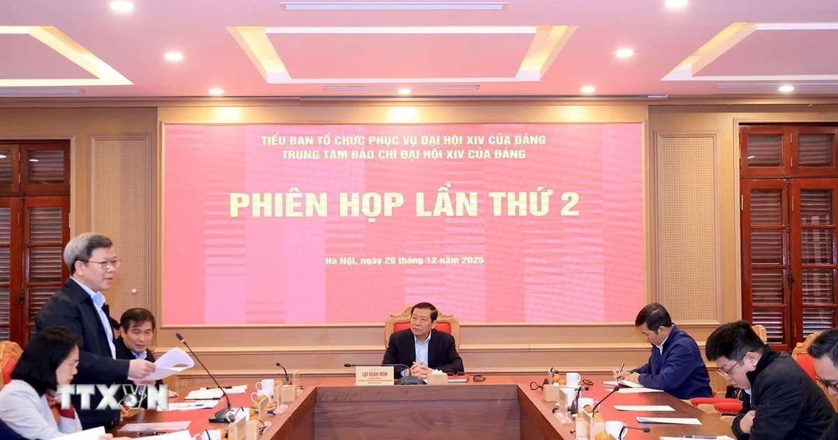 Khẩn trương triển khai nhiệm vụ của Trung tâm báo chí Đại hội XIV của Đảng