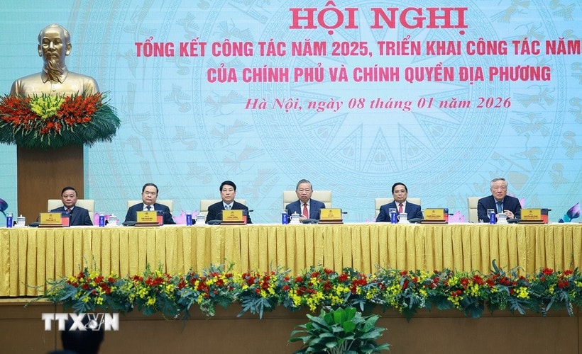 Hội nghị tổng kết năm 2025, triển khai công tác năm 2026 của Chính phủ ...