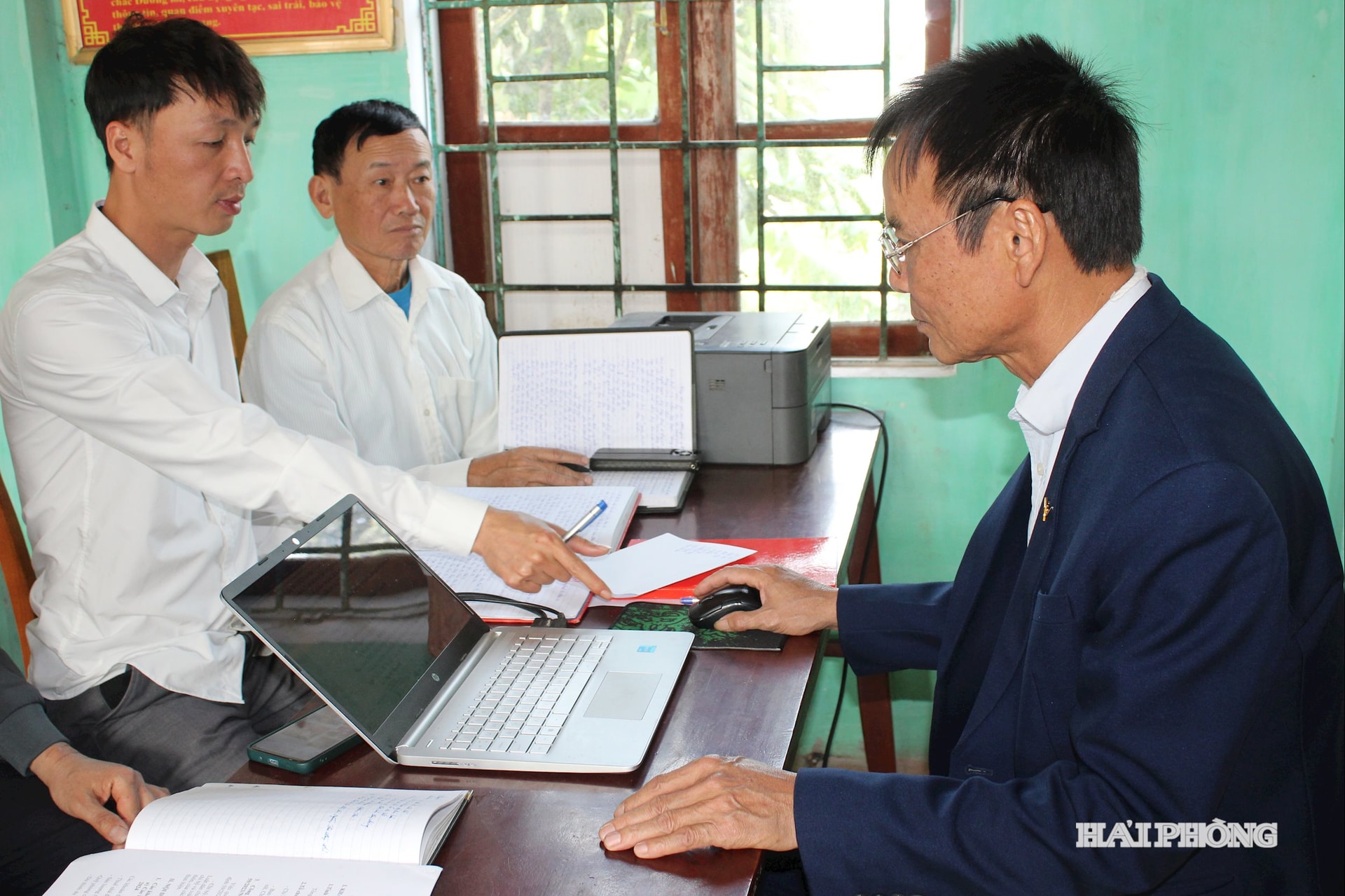 Hiệu quả khi chi bộ nông thôn ở Hải Phòng có máy vi tính, laptop