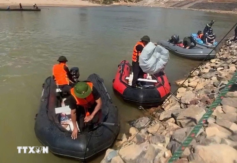 Tìm thấy thi thể cháu bé bị đuối nước trên sông Sê Pôn