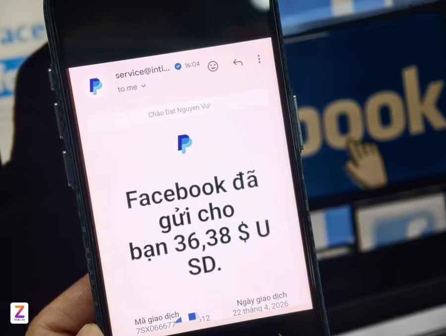 Facebook bắt đầu trả tiền cho người dùng Việt Nam