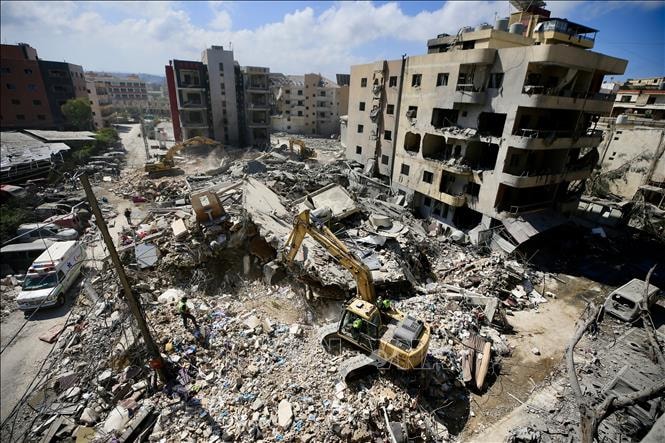 Israel không kích vùng ngoại ô thủ đô của Liban